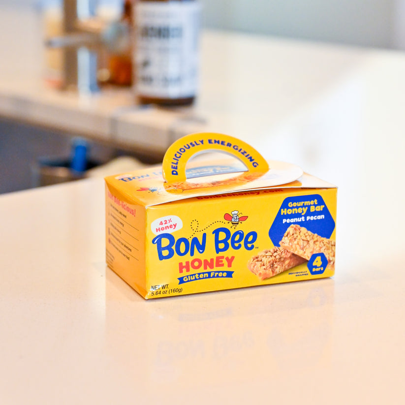 Honey Bunchies Gourmet Honey Bar, Peanut Pecan